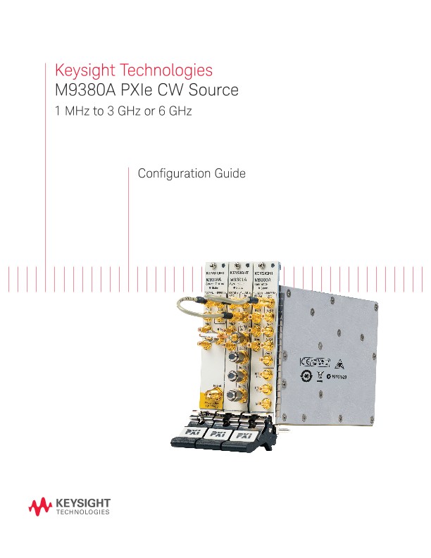 M9380A PXIe CW Source PDF Asset Page | Keysight